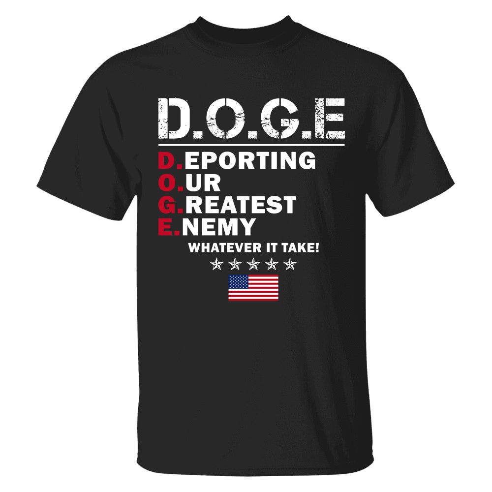 Patriotic D.O.G.E – Pro America Graphic Shirt – myprintsy